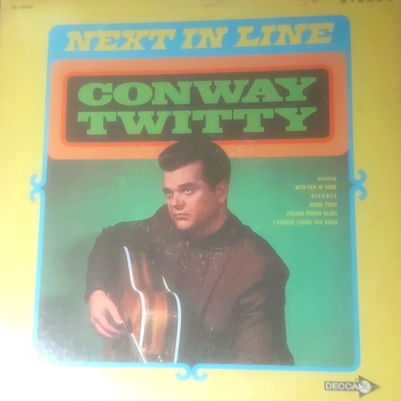 Media | Conway Twitty Next In Line Vinyl Autographed By Band | Poshmark